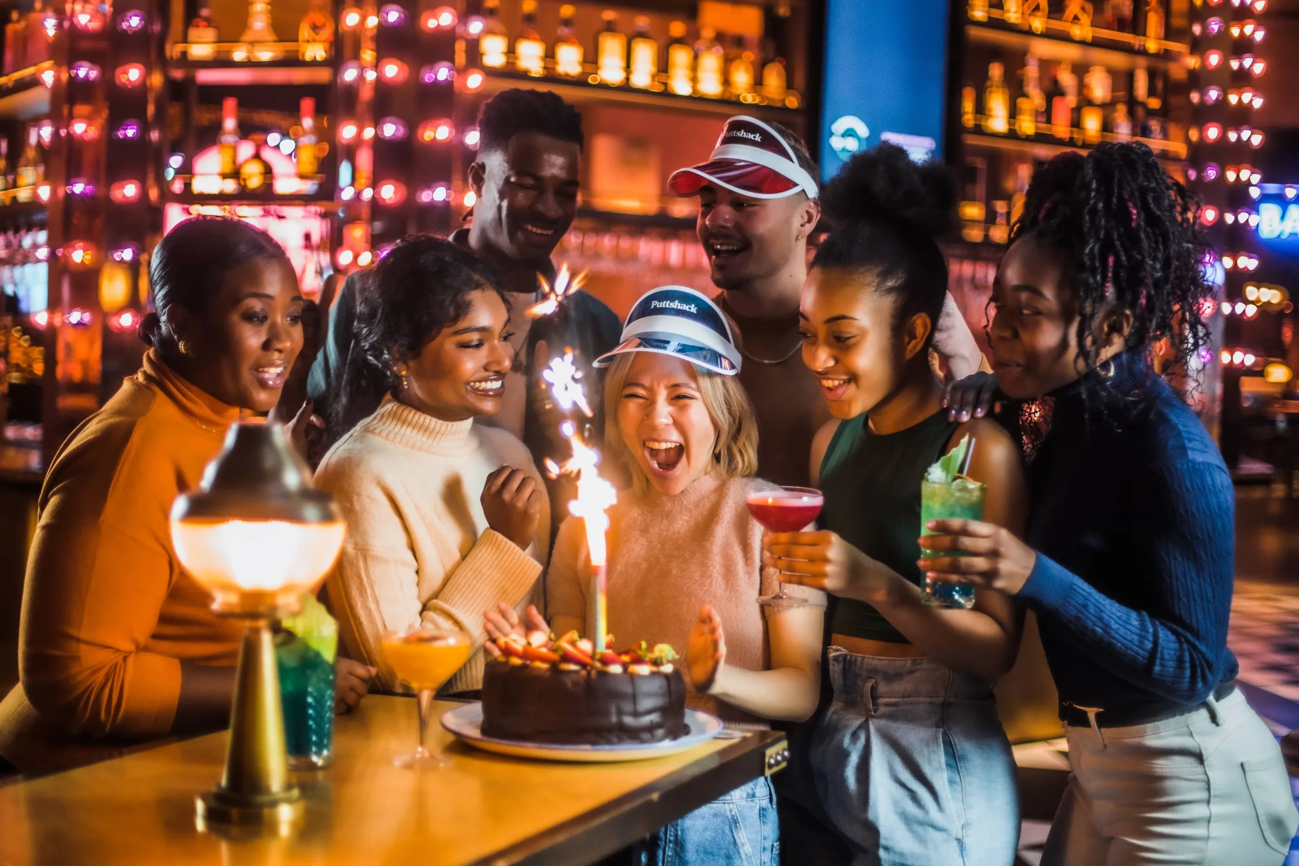 Mini Golf Group Party | Puttshack Bank | Crazy Golf London